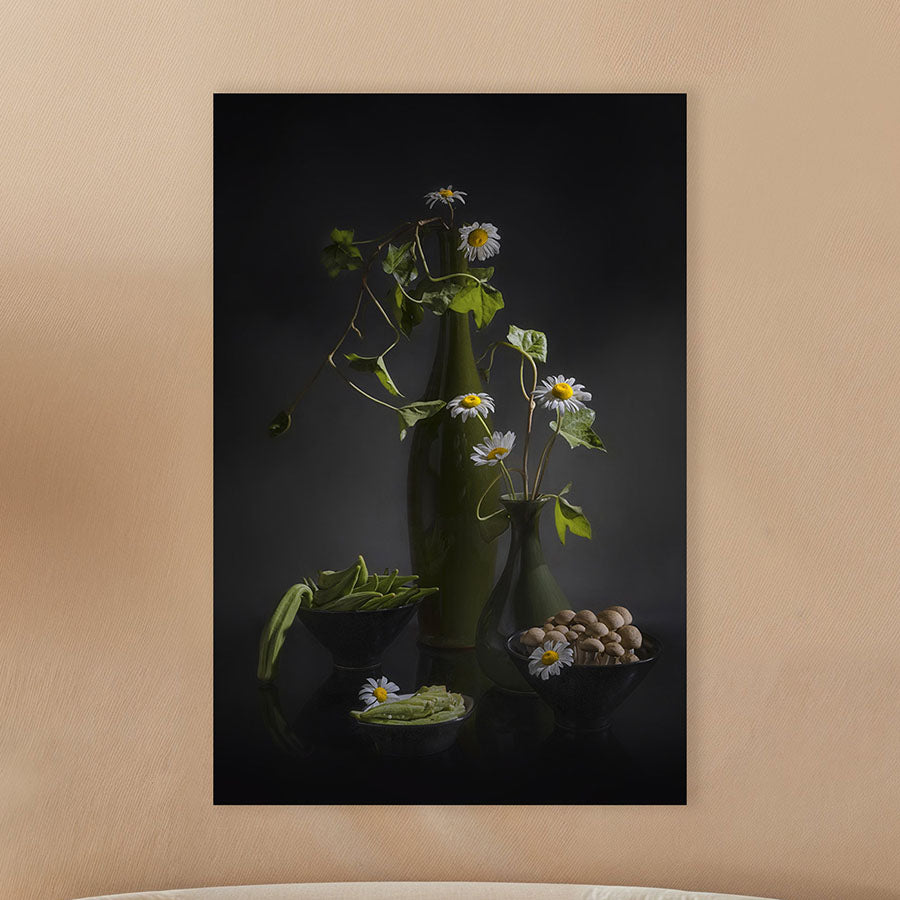 Daisy, Okra and Mushroom - PosterJunkie