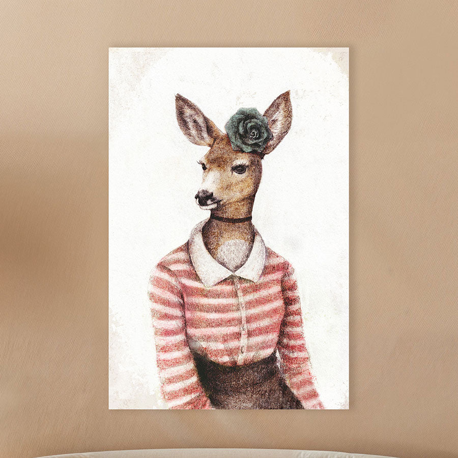 A Deer With A Human Body Shape - PosterJunkie
