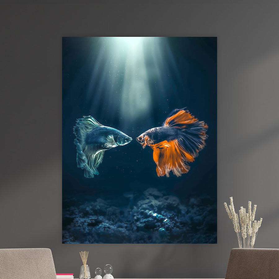 Betta Meeting - Papier / 45 x 60 cm - PosterJunkie